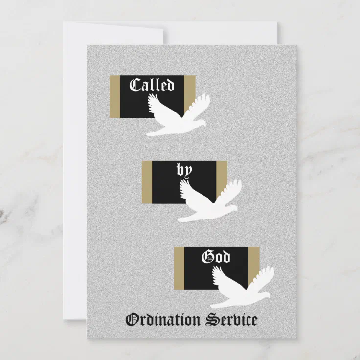 Ordainee to be Church Ordination Invitation | Zazzle