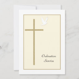 Ordainee to be Church Ordination Invitation | Zazzle