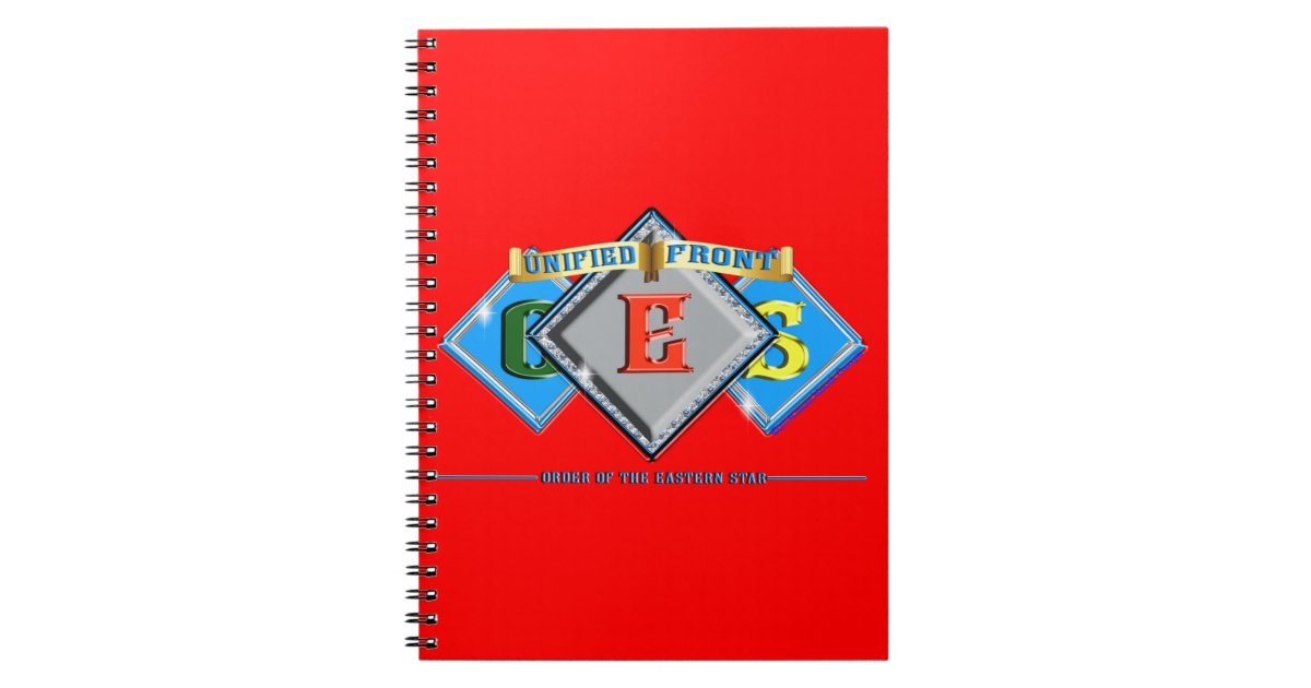 Order of the Eastern Star OES Notebook | Zazzle