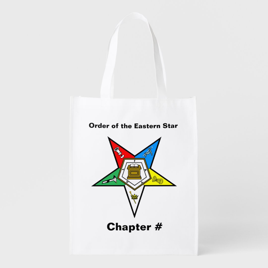 Order of the Eastern Star Reusable Bag | Zazzle