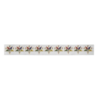 ORDER of the EASTERN STAR Satin Ribbon | Zazzle