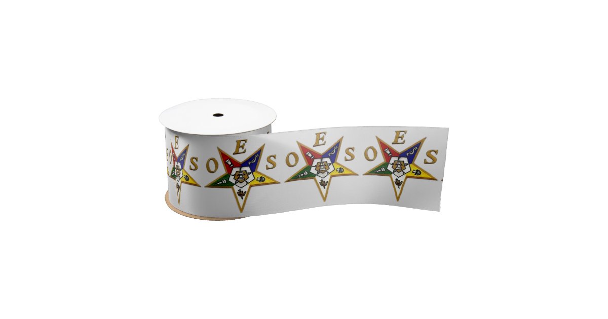 ORDER of the EASTERN STAR Satin Ribbon | Zazzle