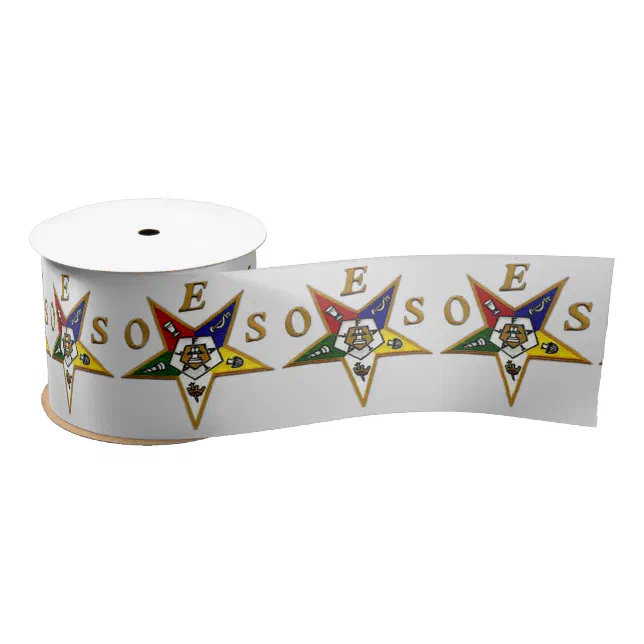 ORDER of the EASTERN STAR Satin Ribbon | Zazzle
