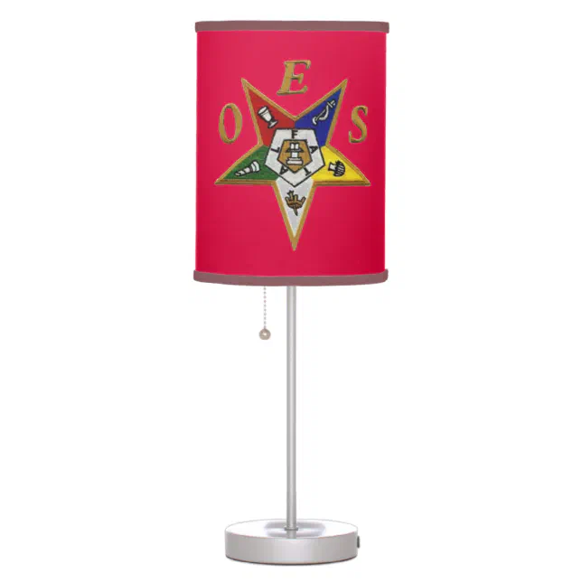 ORDER of the EASTERN STAR TABLE LAMP | Zazzle