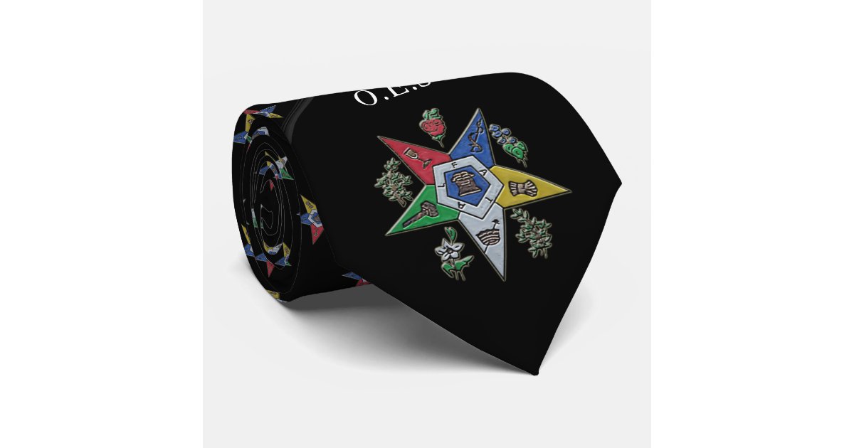 Order Of The Eastern Star Tie | Zazzle