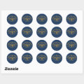 ORDER OF THE PHOENIX Secret Society Graphic Classic Round Sticker | Zazzle