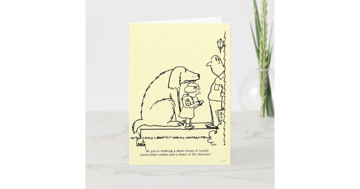Ordering Cookies Card | Zazzle