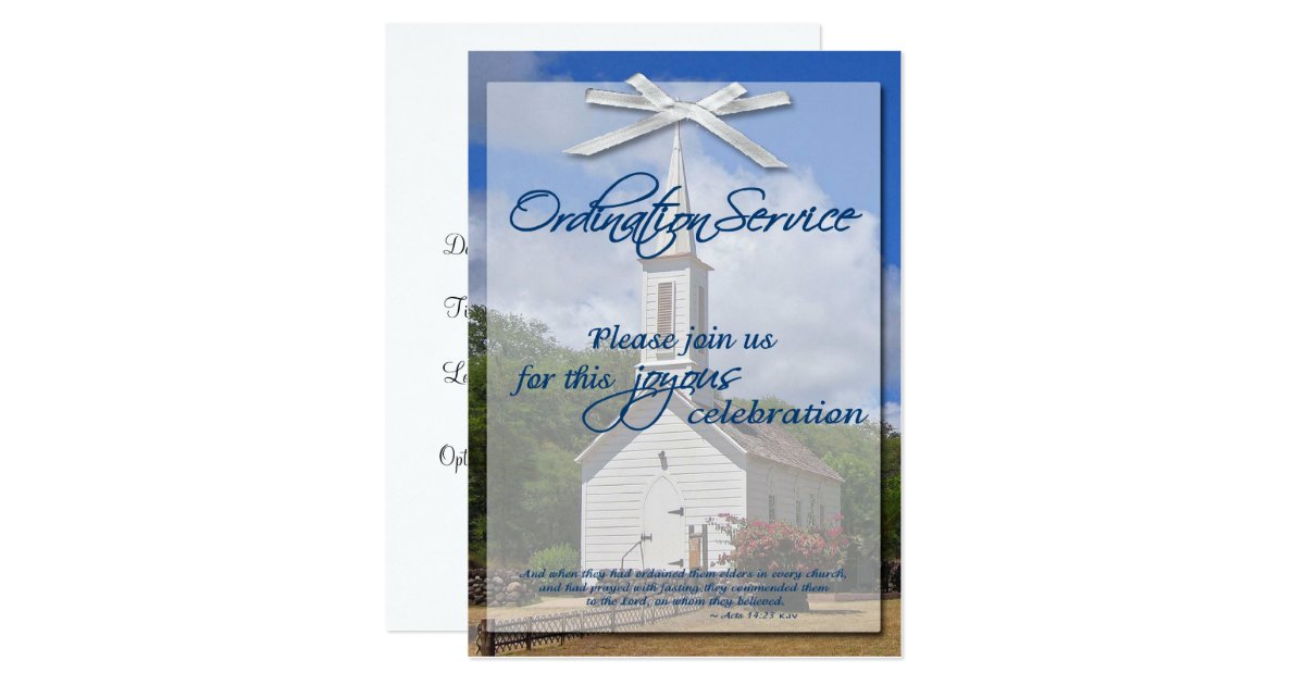 Ordination Invitation | Zazzle