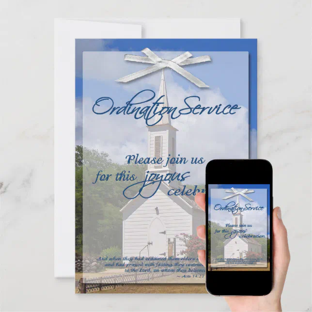 Ordination Invitation | Zazzle