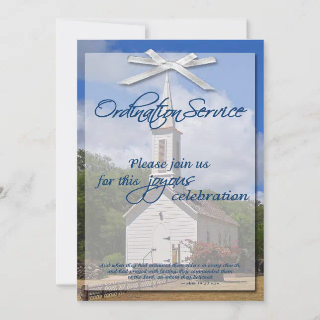 Ordination Invitation | Zazzle