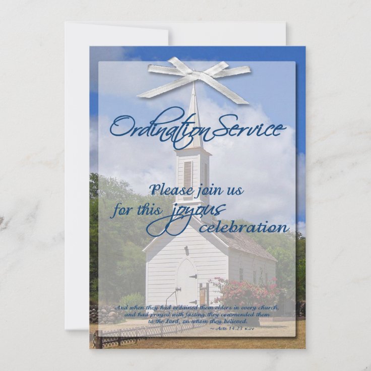 Ordination Invitation | Zazzle