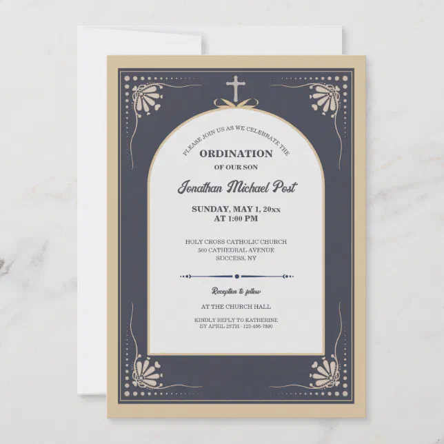 Ordination of Priest Invitation | Zazzle