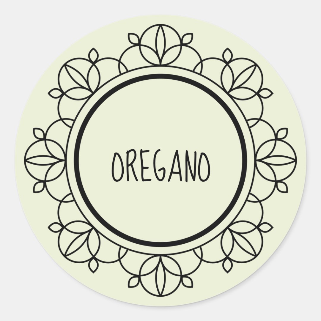 oregano spice labels | Zazzle