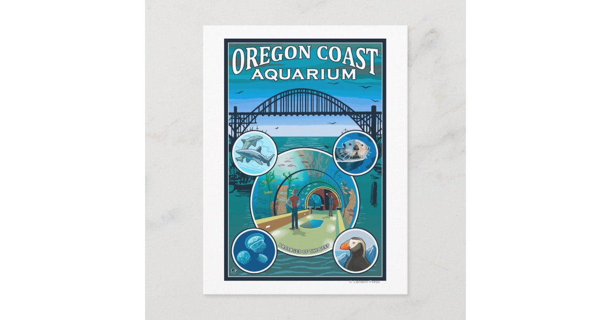 Oregon Coast Aquarium Postcard | Zazzle