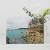 Oregon Coast Flat Thank You Card | Zazzle