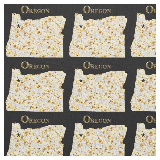 State of Oregon Tartan Fabric | Zazzle
