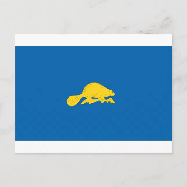 Oregon Official State Flag Reverse Postcard | Zazzle