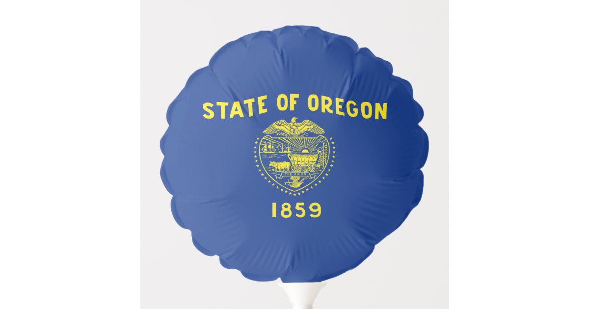 Oregon State Flag Balloon | Zazzle
