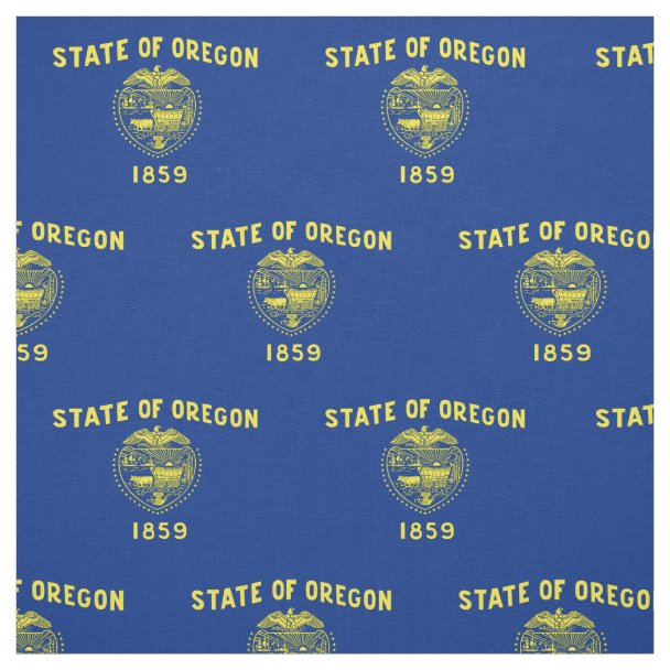 State of Oregon Tartan Fabric | Zazzle
