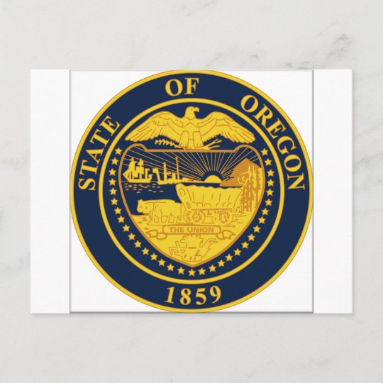 Oregon State Seal Postcard | Zazzle.com