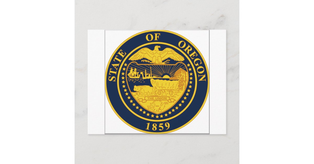 Oregon State Seal Postcard | Zazzle.com