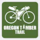 Oregon Timber Trail Bikepacking Square Sticker | Zazzle