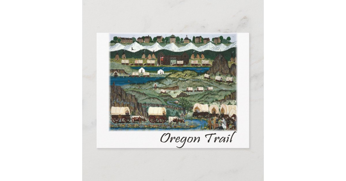 Oregon Trail Postcard | Zazzle