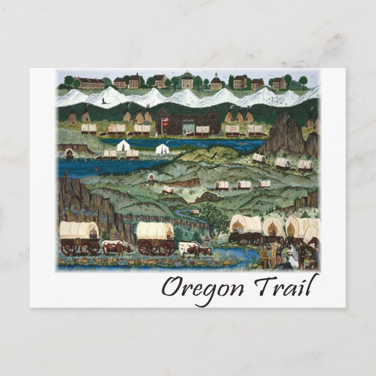 Oregon Trail Postcard | Zazzle