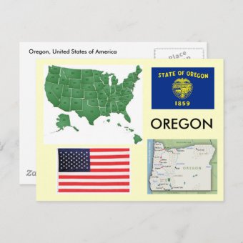 Oregon, USA Postcard | Zazzle