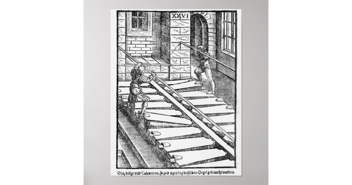 Organ Bellows and Blowers Poster | Zazzle