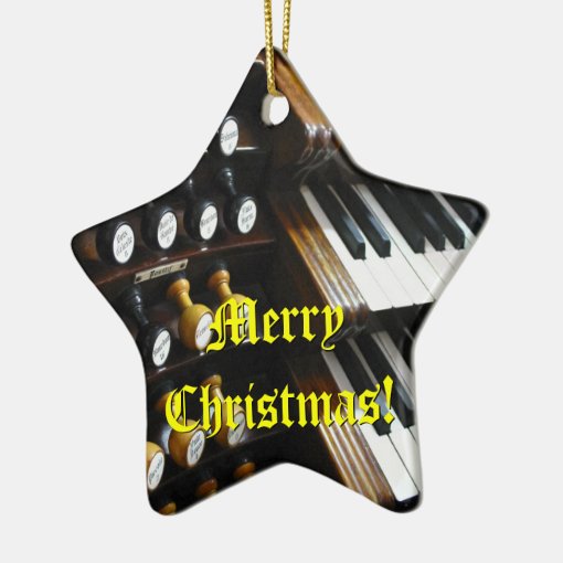 Organ Christmas ornament | Zazzle