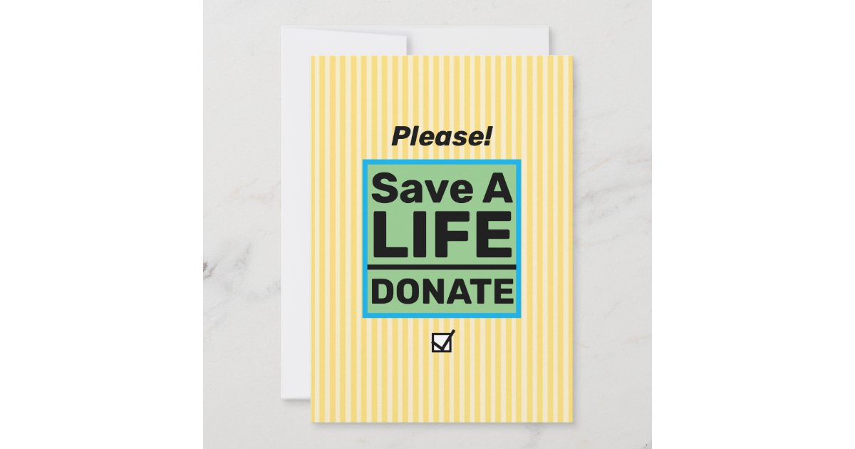 Organ Donation Awareness Event Invitation | Zazzle