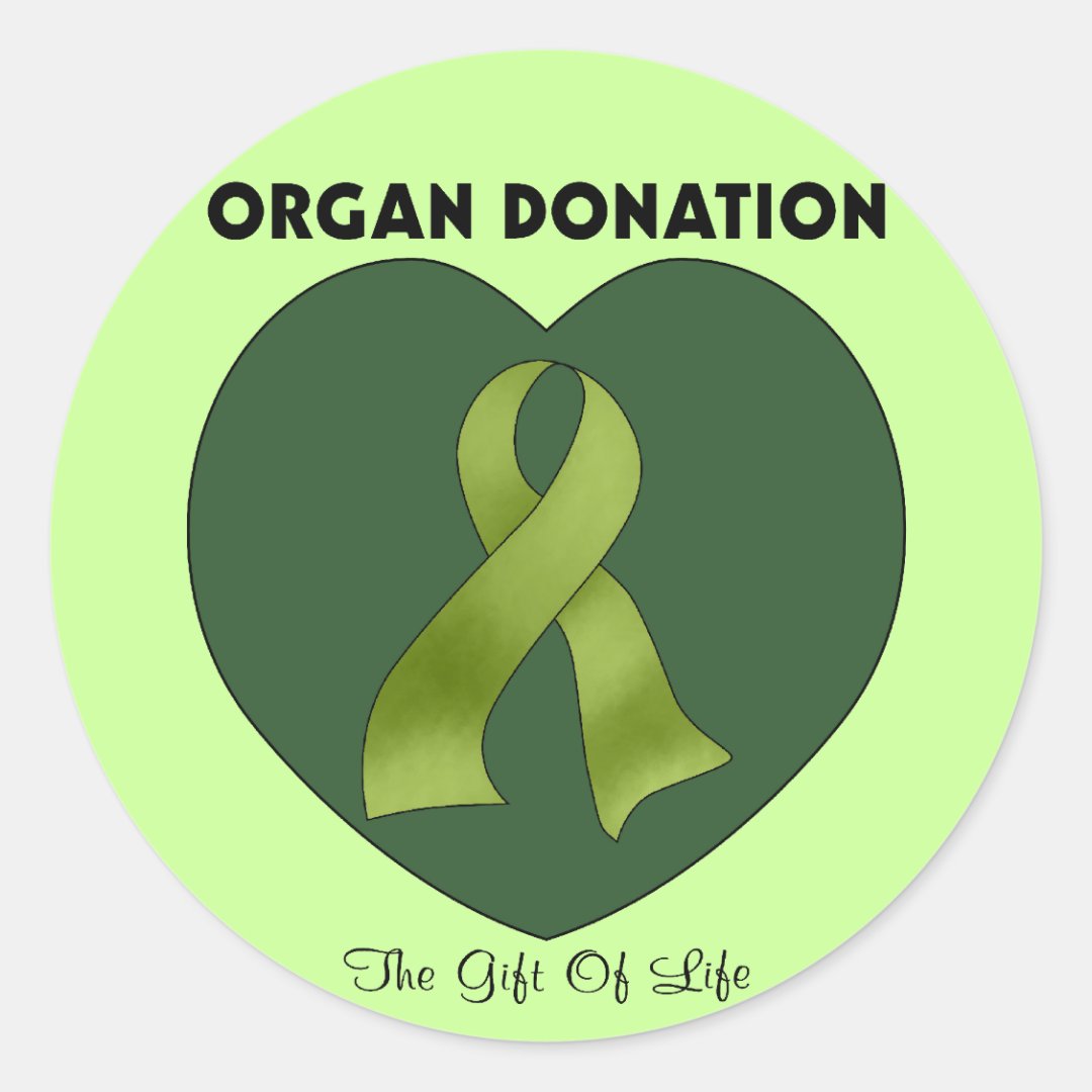 Organ Donation: The Gift Of Life Classic Round Sticker | Zazzle