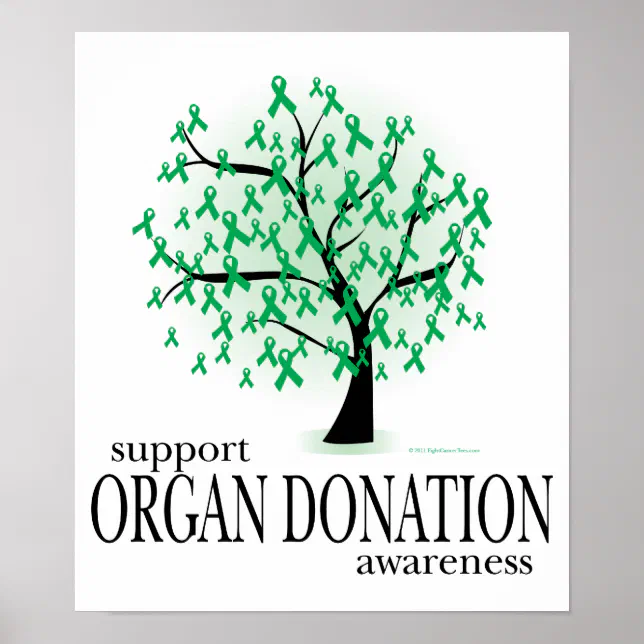 Organ Donation Tree Poster | Zazzle