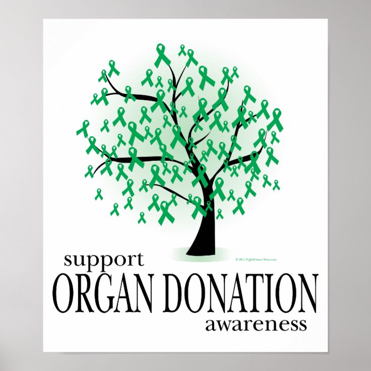 Organ Donation Tree Poster | Zazzle