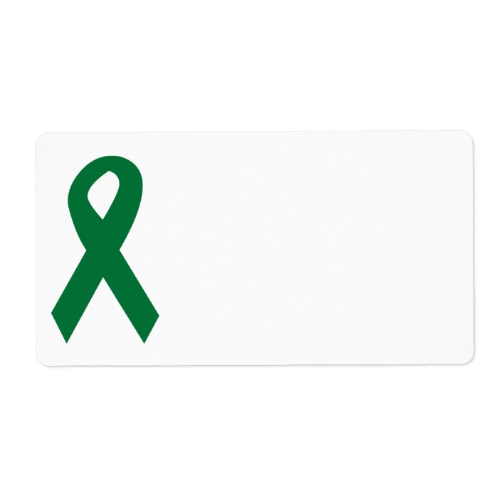 Organ Donor Ribbon Label | Zazzle.com