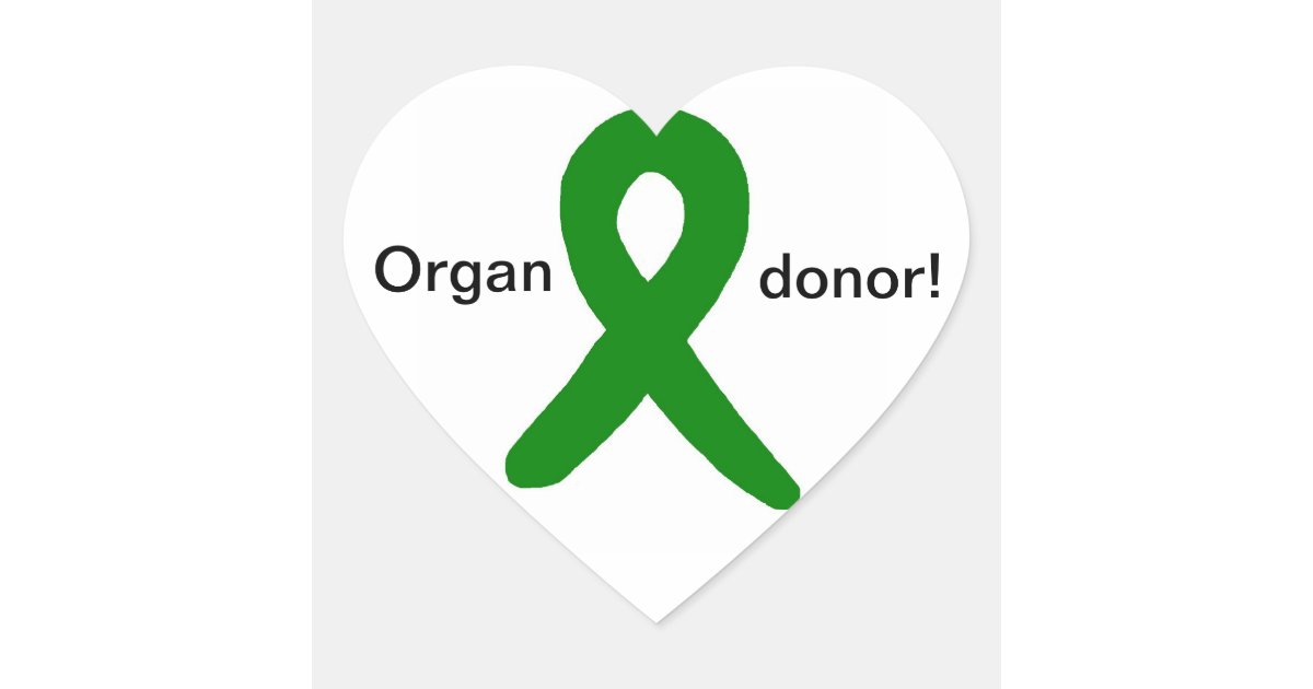 Organ donor stickers | Zazzle