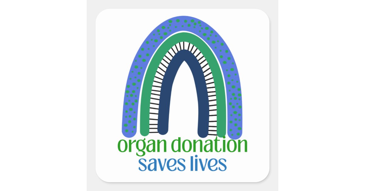 Organ Donors Save Lives Stickers | Zazzle