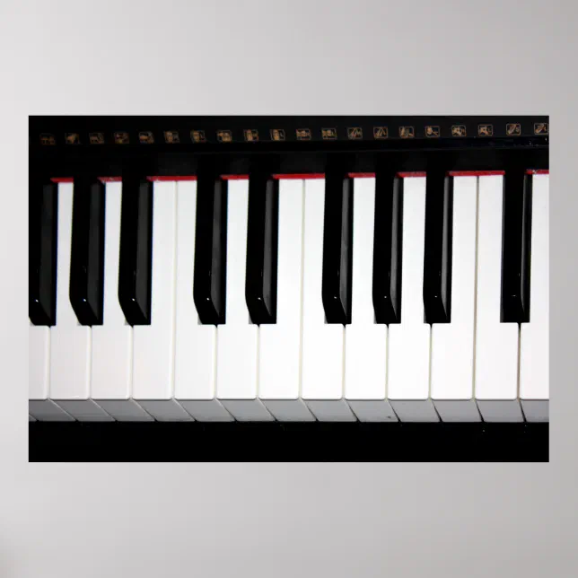 Organ Keyboard Poster | Zazzle