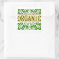 Organic Green Slogan Sticker | Zazzle