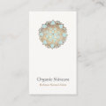 Organic Skincare Lotus Flower Business Card | Zazzle
