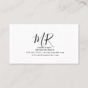 Organic Smoothies Healthy Drinks Milk Shakes Business Card | Zazzle