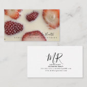 Organic Smoothies Healthy Drinks Milk Shakes Business Card | Zazzle
