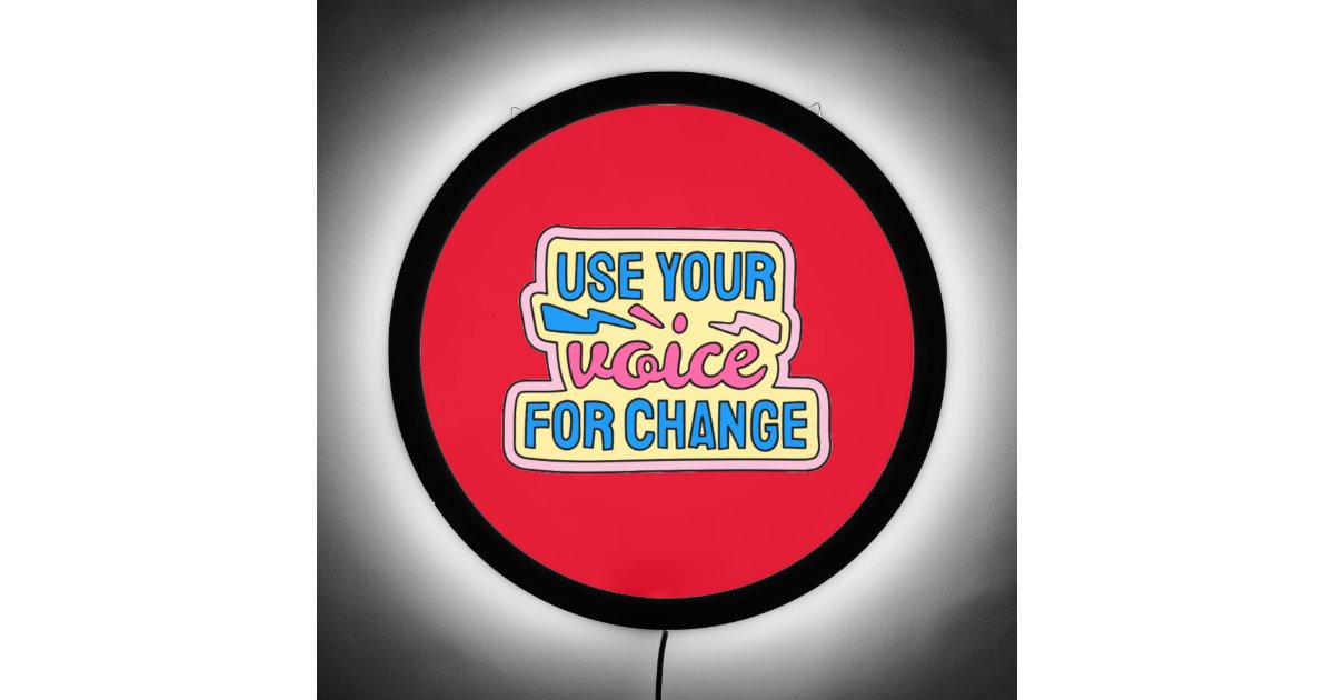 Organize Progresses LED Sign | Zazzle