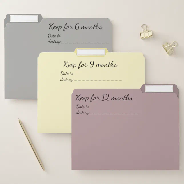 Organize Your Life File Folder | Zazzle