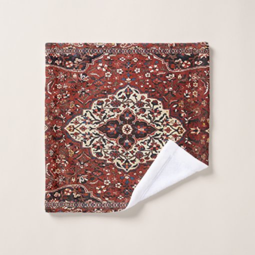 Oriental Antique Persian Turkish Rug Bath Towel Set | Zazzle