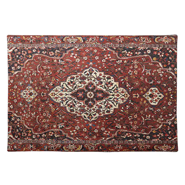 Oriental Antique Persian Turkish Rug Cloth Placemat | Zazzle