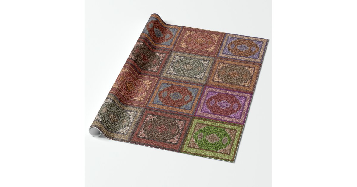 Oriental Persian Rugs Pattern Wrapping Paper | Zazzle