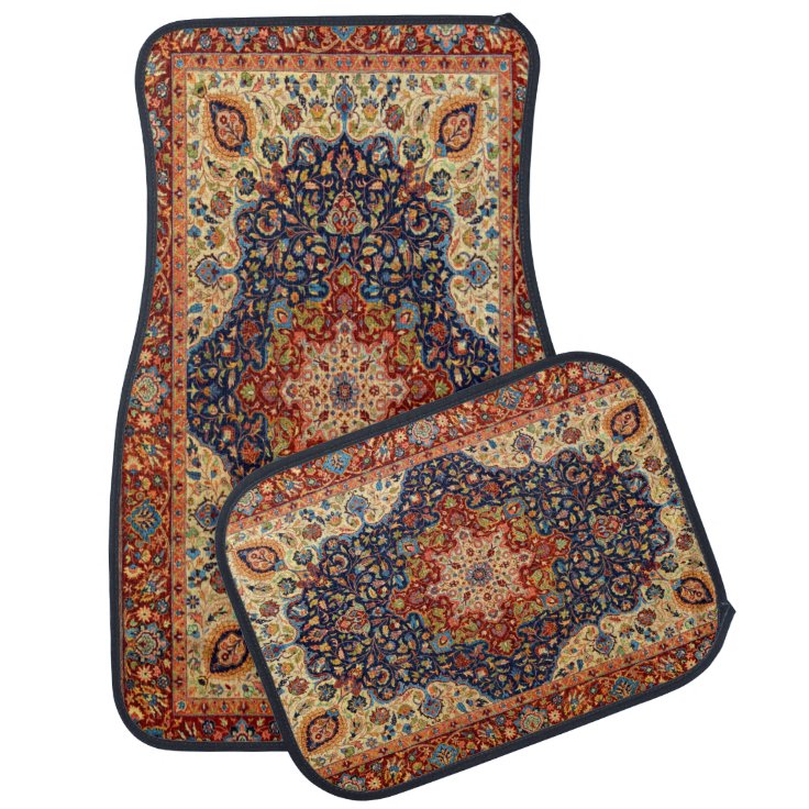 Oriental Persian Turkish Carpet Pattern Car Floor Mat | Zazzle