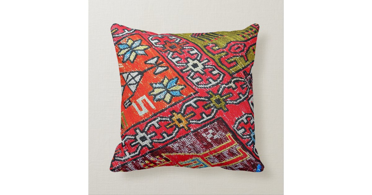 Oriental Persian , Turkish Pattern, Carpet Throw Pillow | Zazzle.com